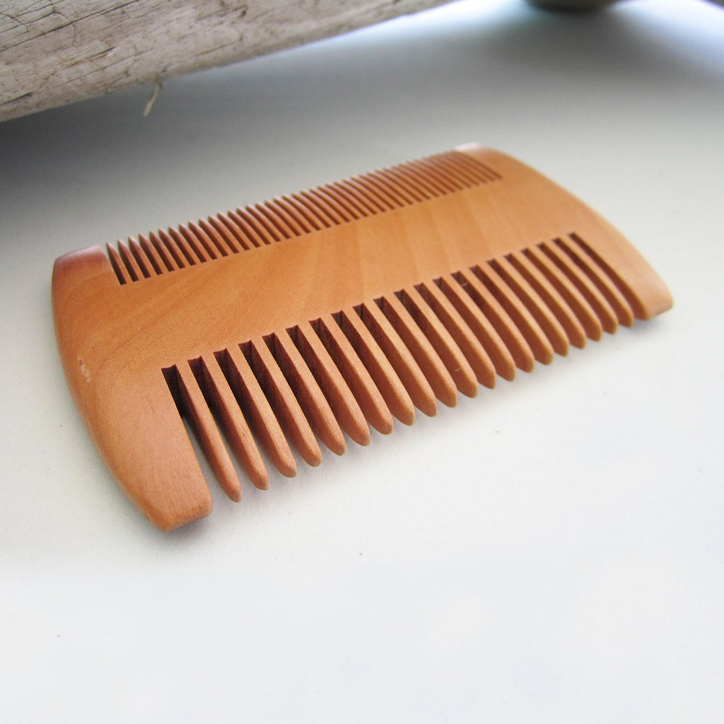 Sandalwood Men Beard Hair Comb (Narrow & Broad Teeth) - Brown – erda.co.nz