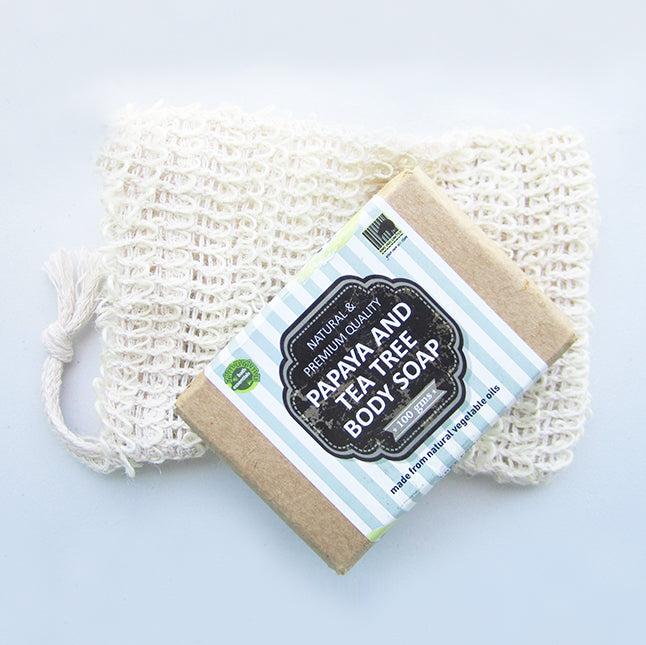 Eco Friendly Sisal Soap Bags - Set of 2 Bags – erda.co.nz